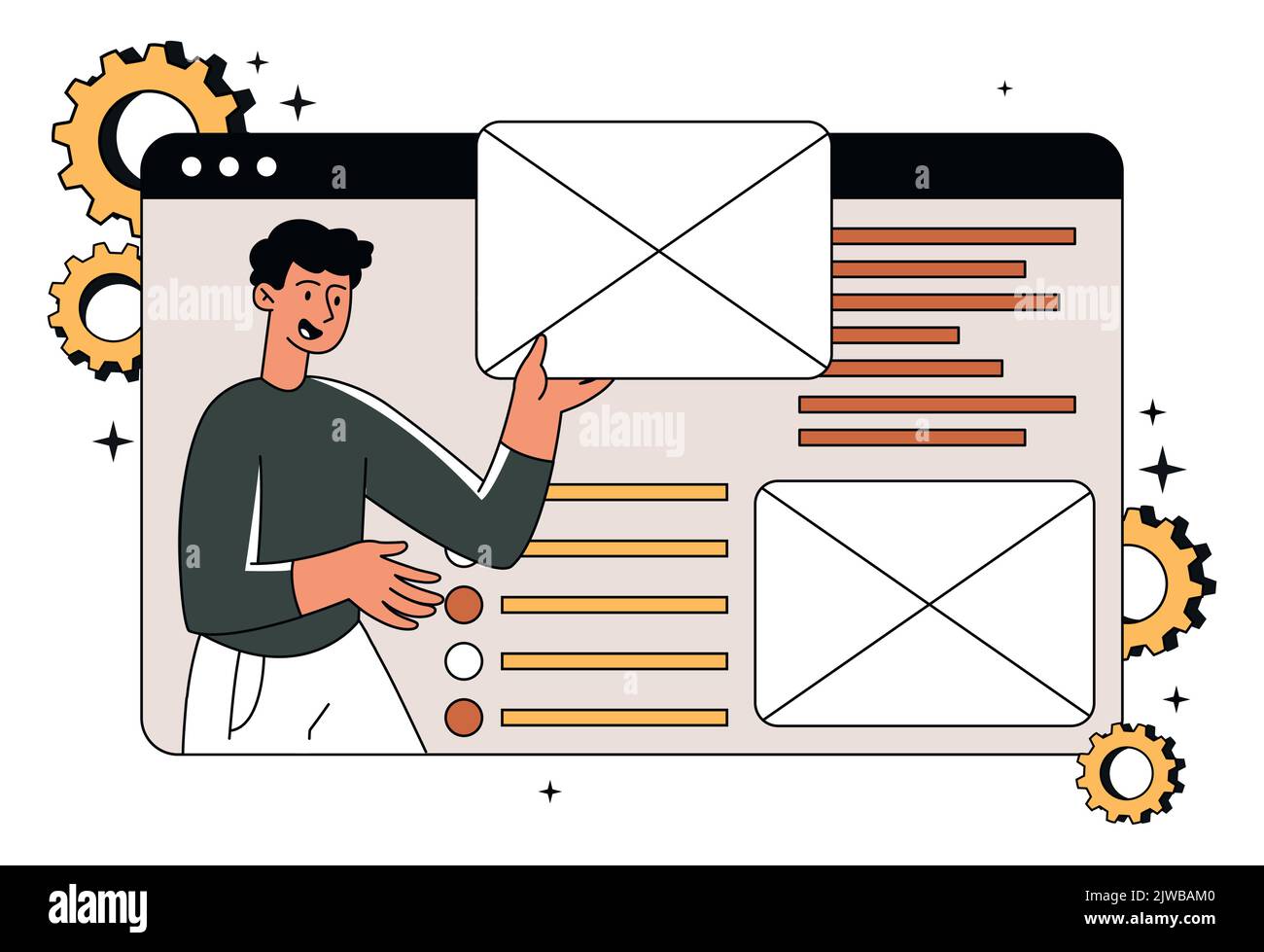 Ui ux design agency Cut Out Stock Images & Pictures - Alamy