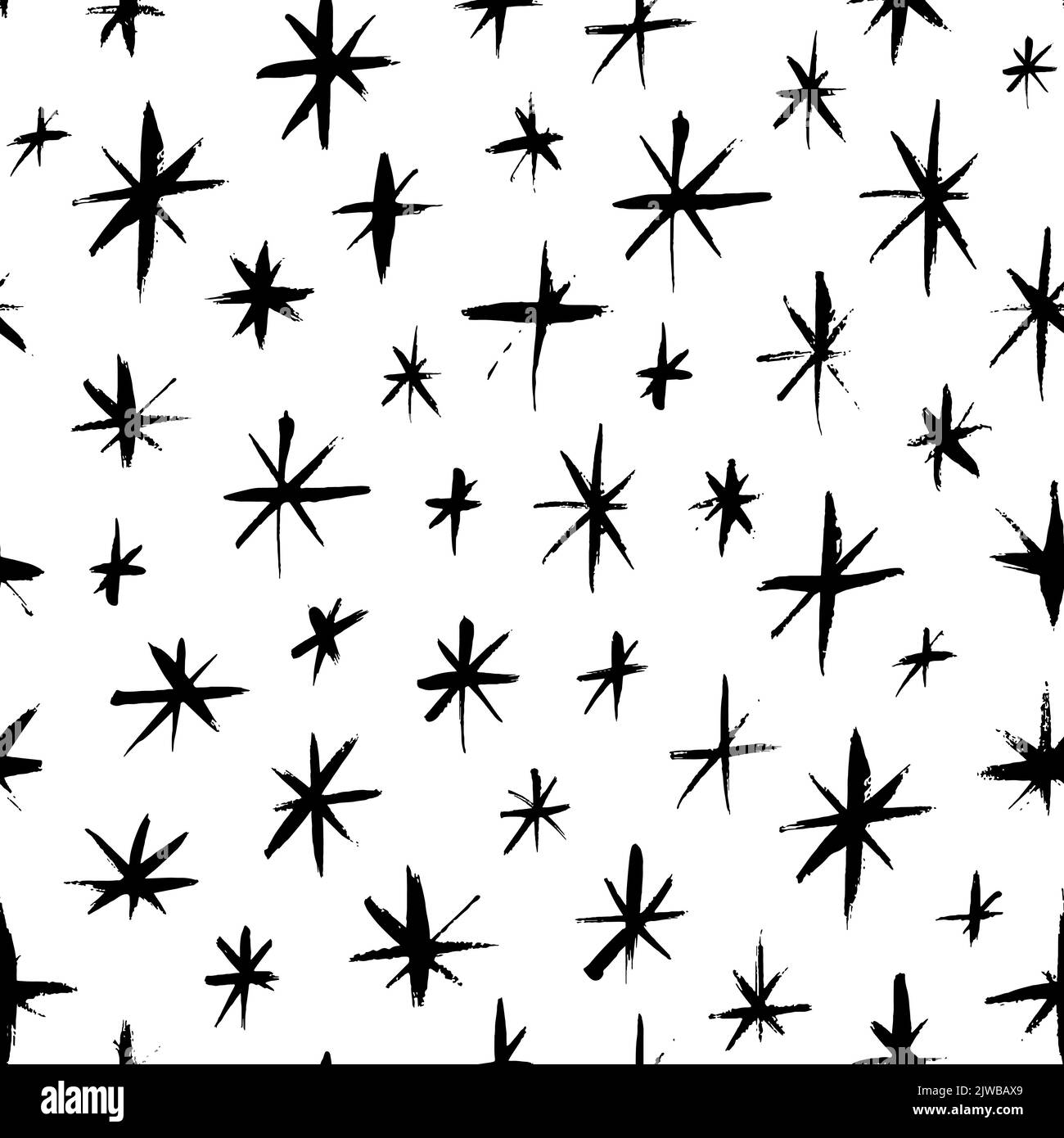 Cute falling stars seamless Stock Vector Images - Alamy