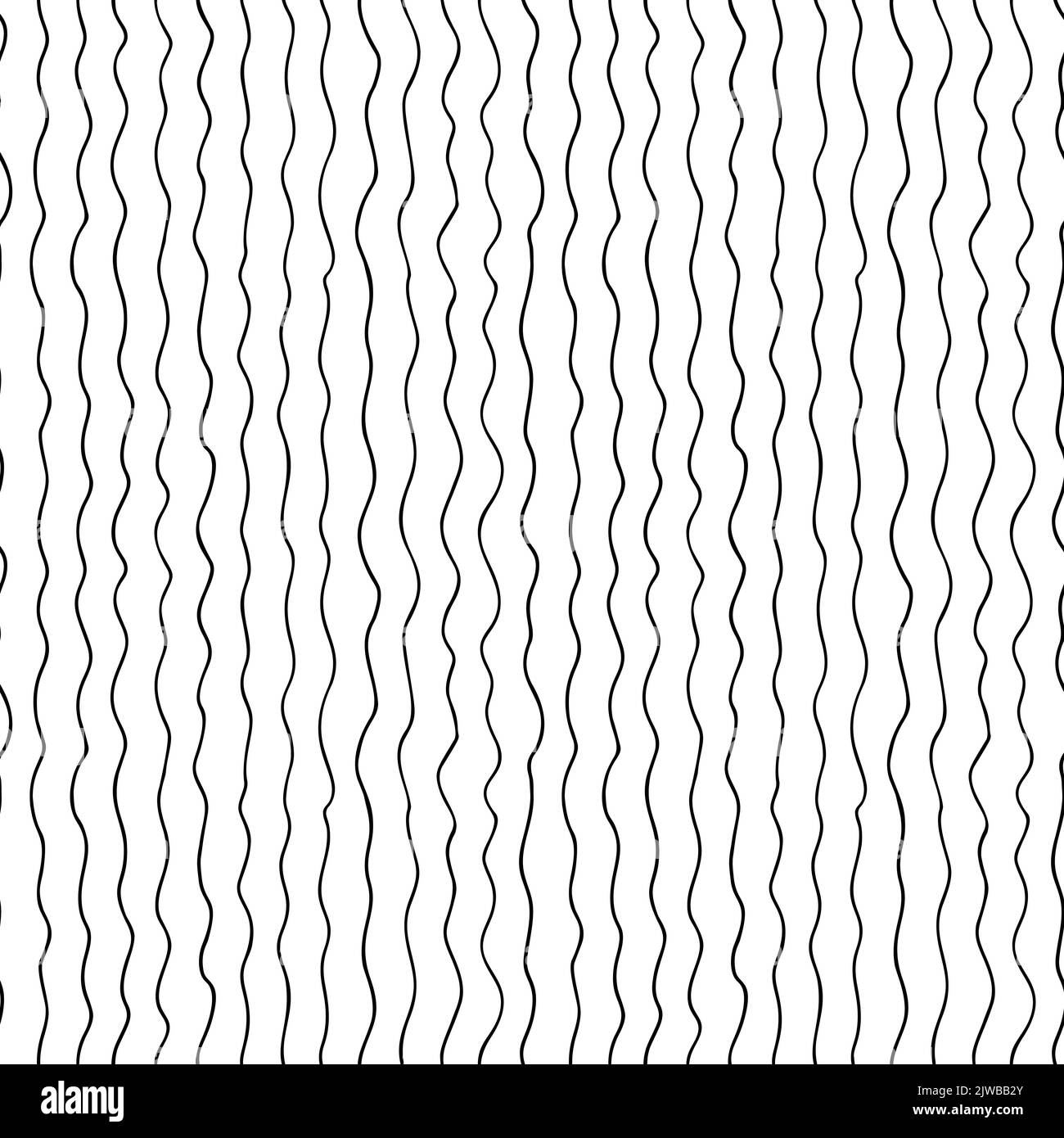 Hand drawn vertical wavy lines seamless pattern Stock Vector Image ...