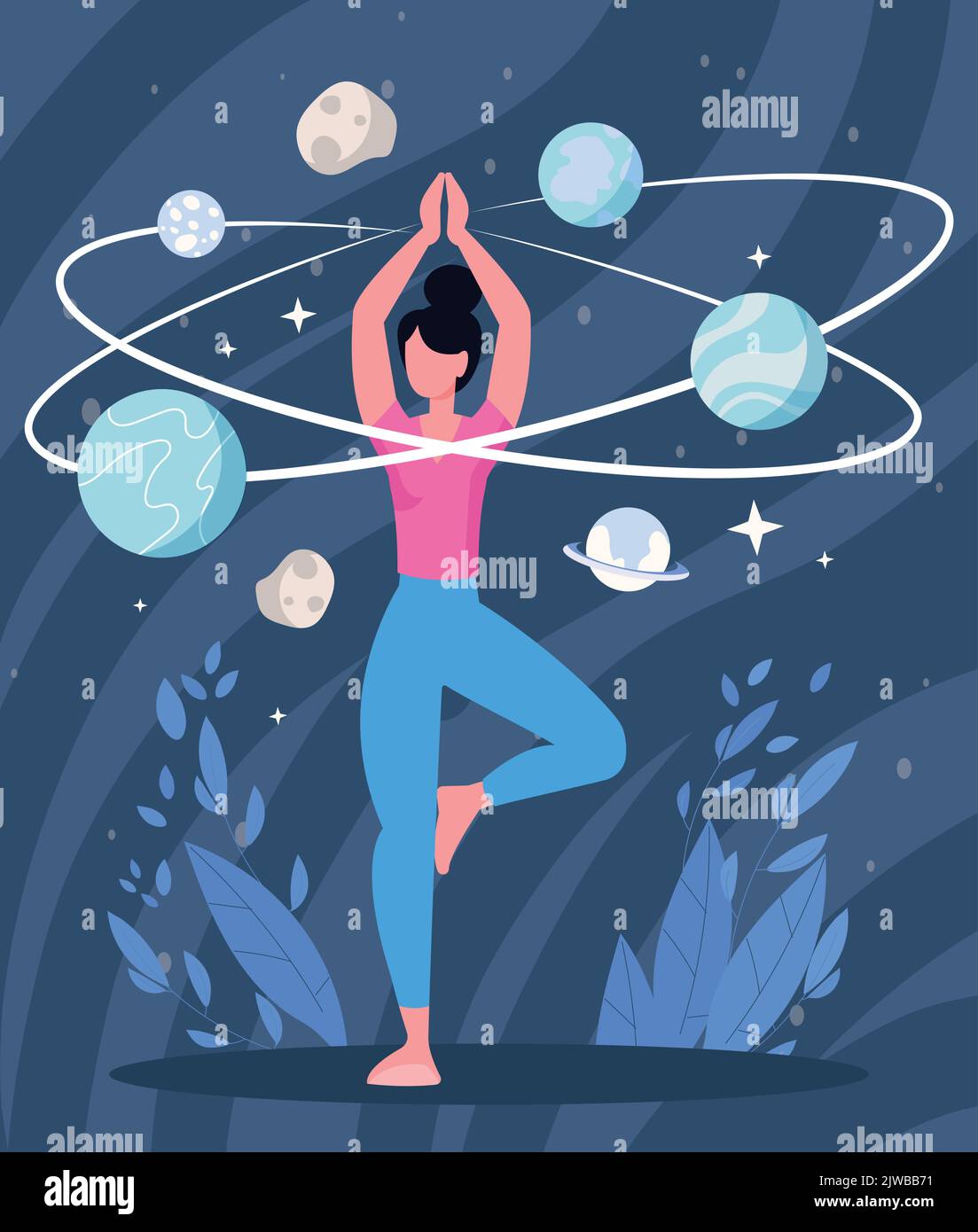 Body and mind support Stock Vector Images - Alamy