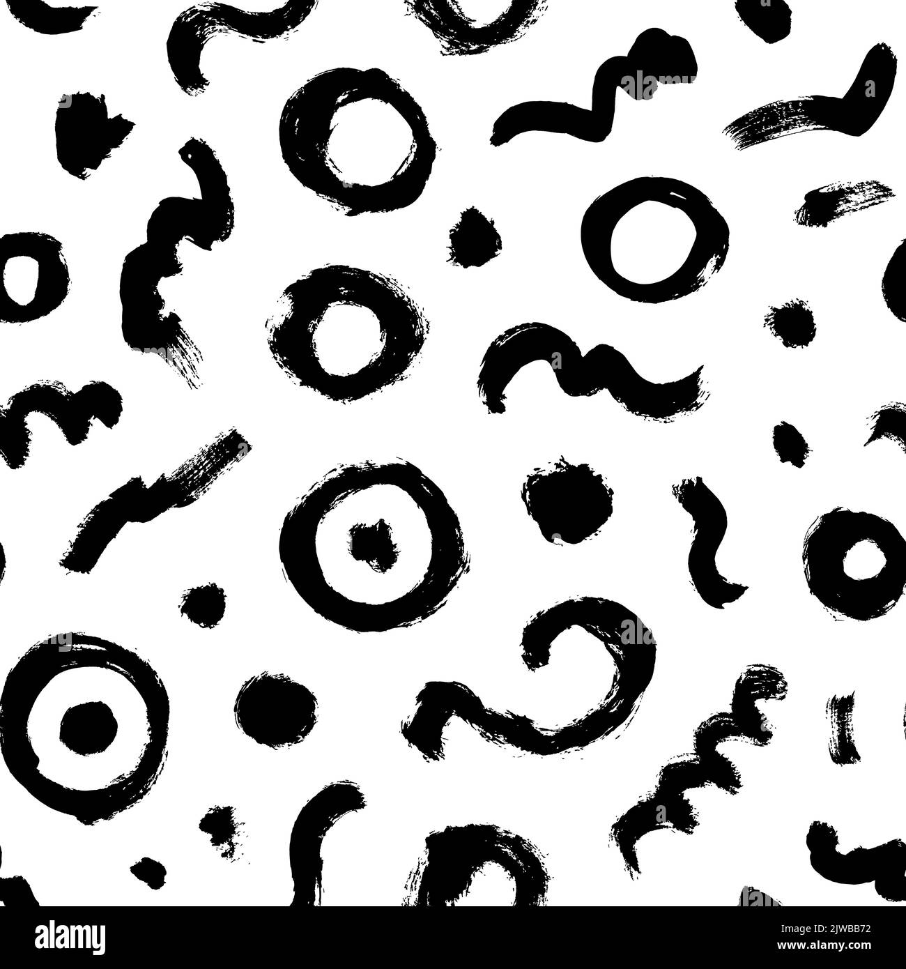 Abstract circles lines doodle Stock Vector Images - Alamy