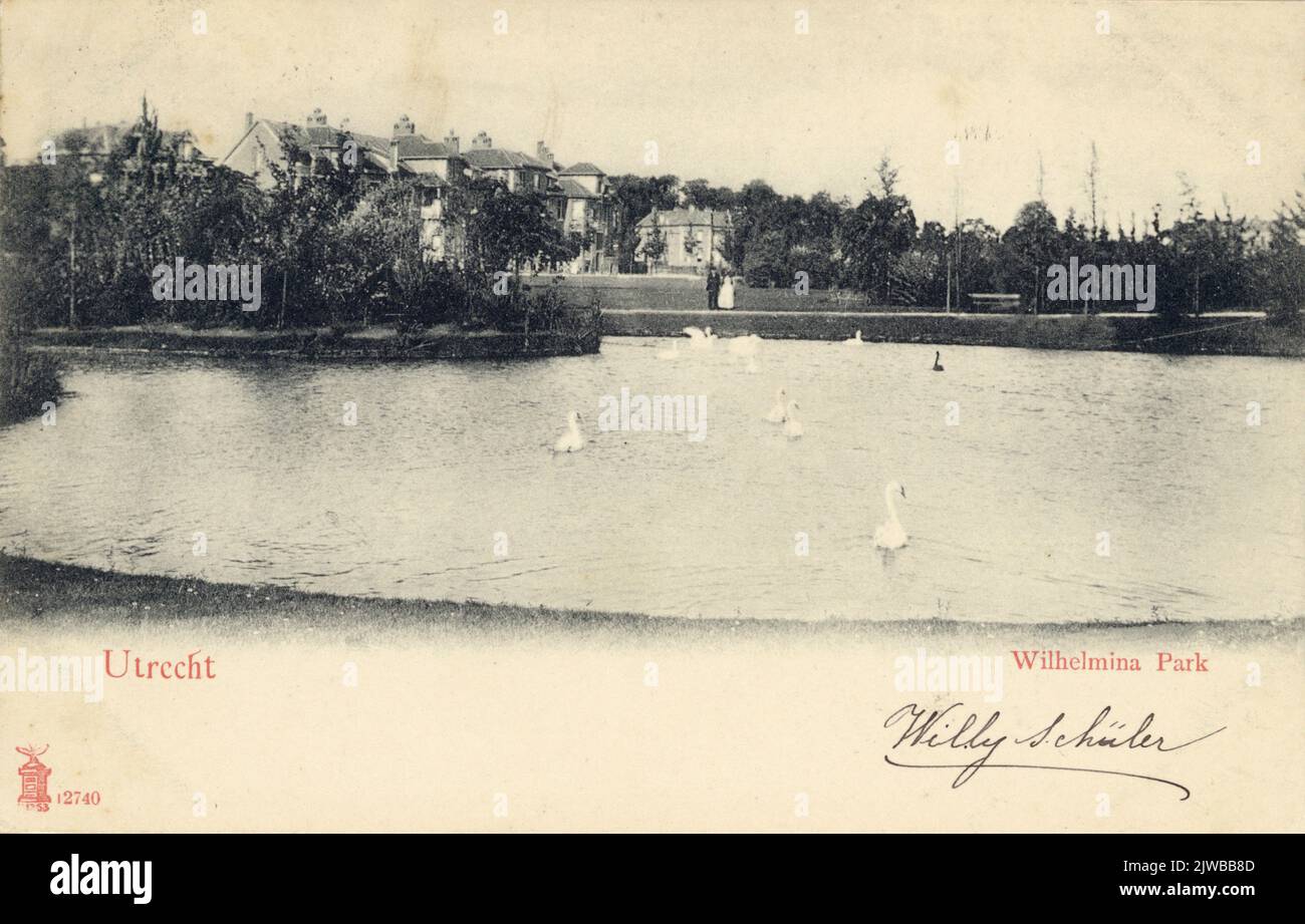 Portrait of W. Petri. Born 1865, music teacher and organist of the Remonstrant church in Utrecht ...