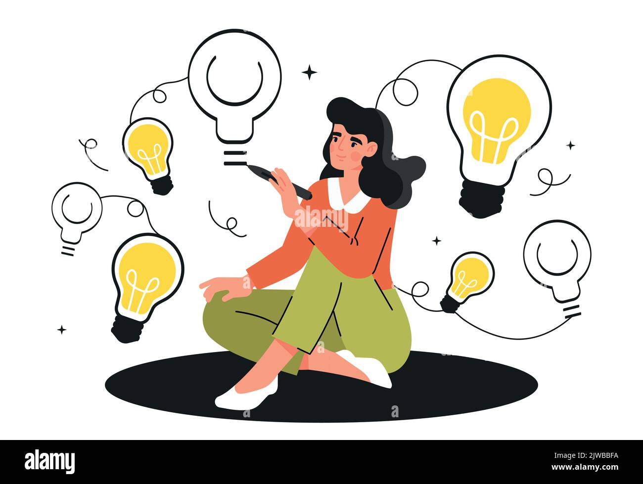 Simple ideas the best Stock Vector Images - Alamy