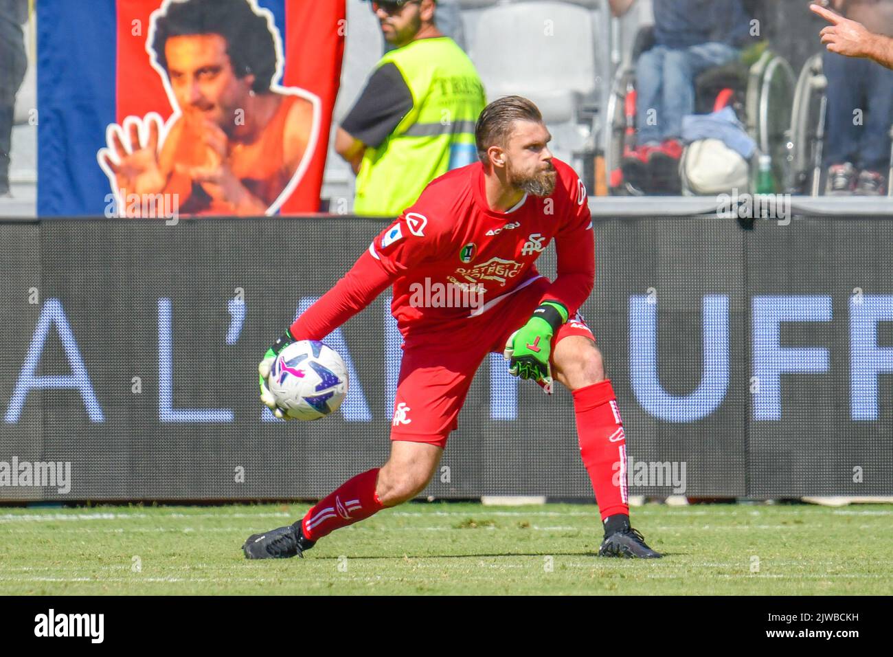 Spezia's Bartolomiej Dragowski during the italian soccer Serie A match ...