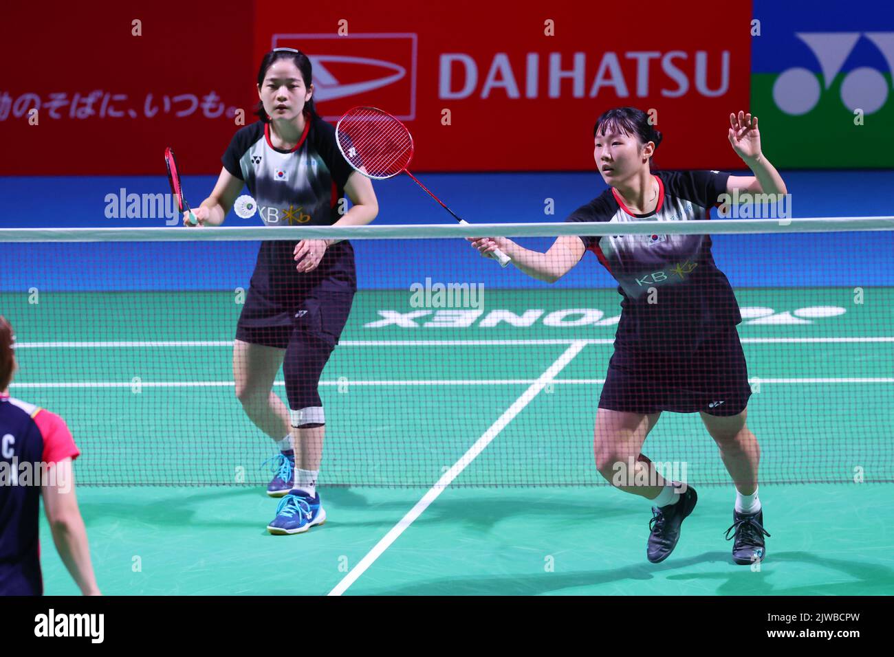 Maruzen Intec Arena Osaka, Osaka, Japan. 3rd Sep, 2022. Baek Ha Na & Lee Yu Lim (KOR), SEPTEMBER ...
