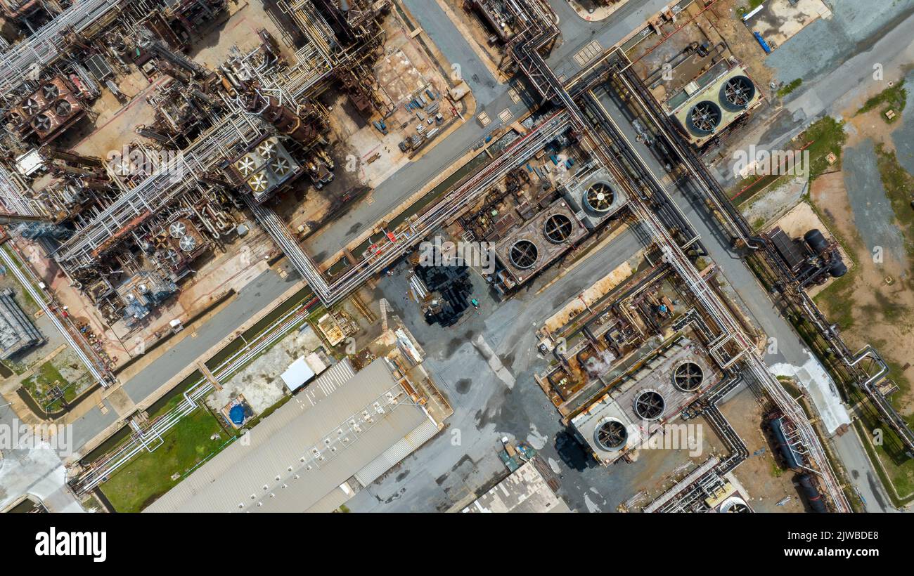 Oil Refinery Gas Chemical Equipment Prodiction import export Concept ...