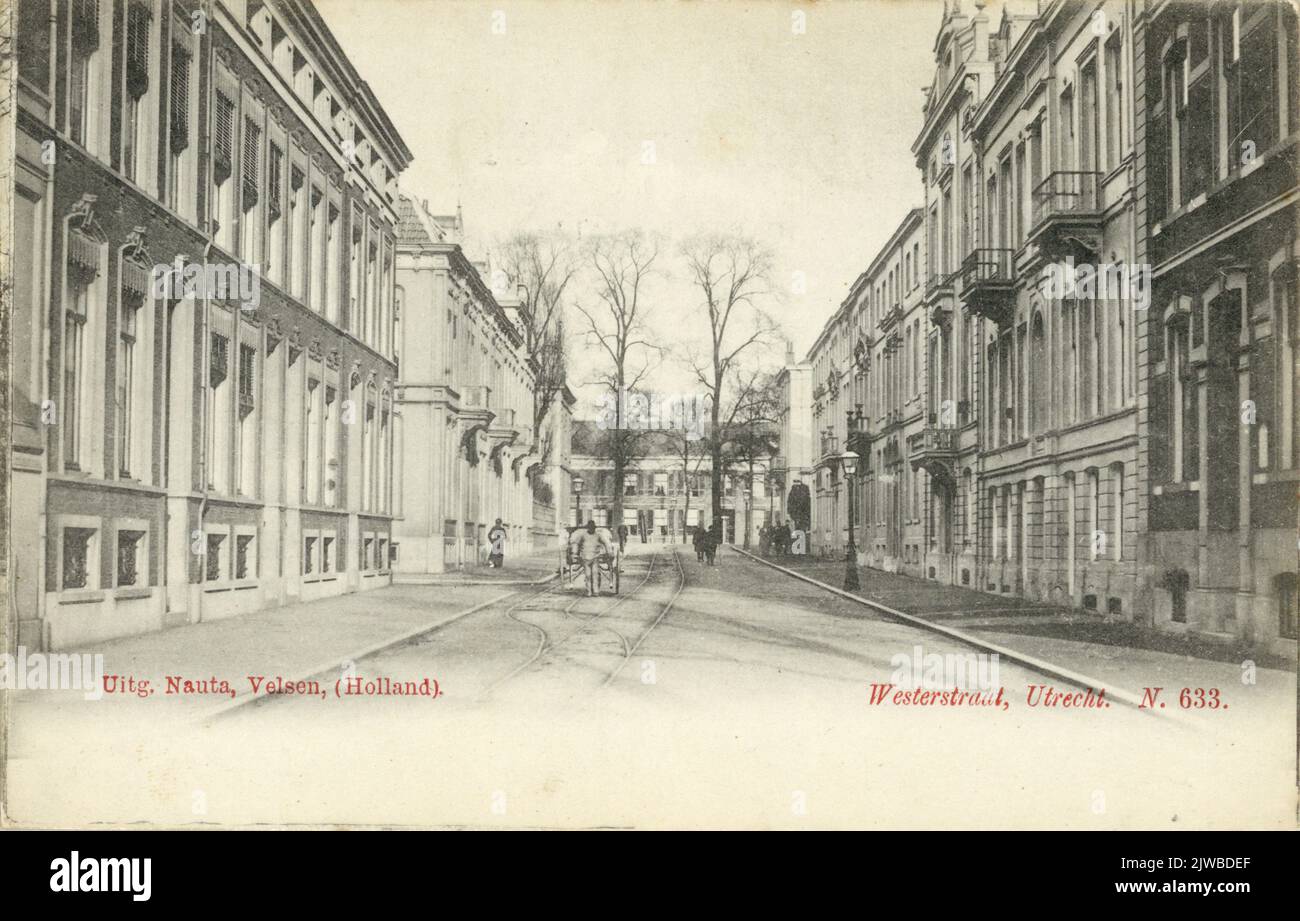 View in the Westerstraat in Utrecht Stock Photo - Alamy