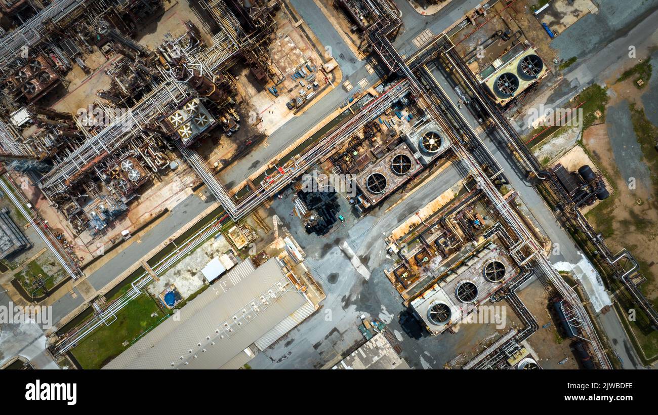 Oil Refinery Gas Chemical Equipment Prodiction import export Concept ...