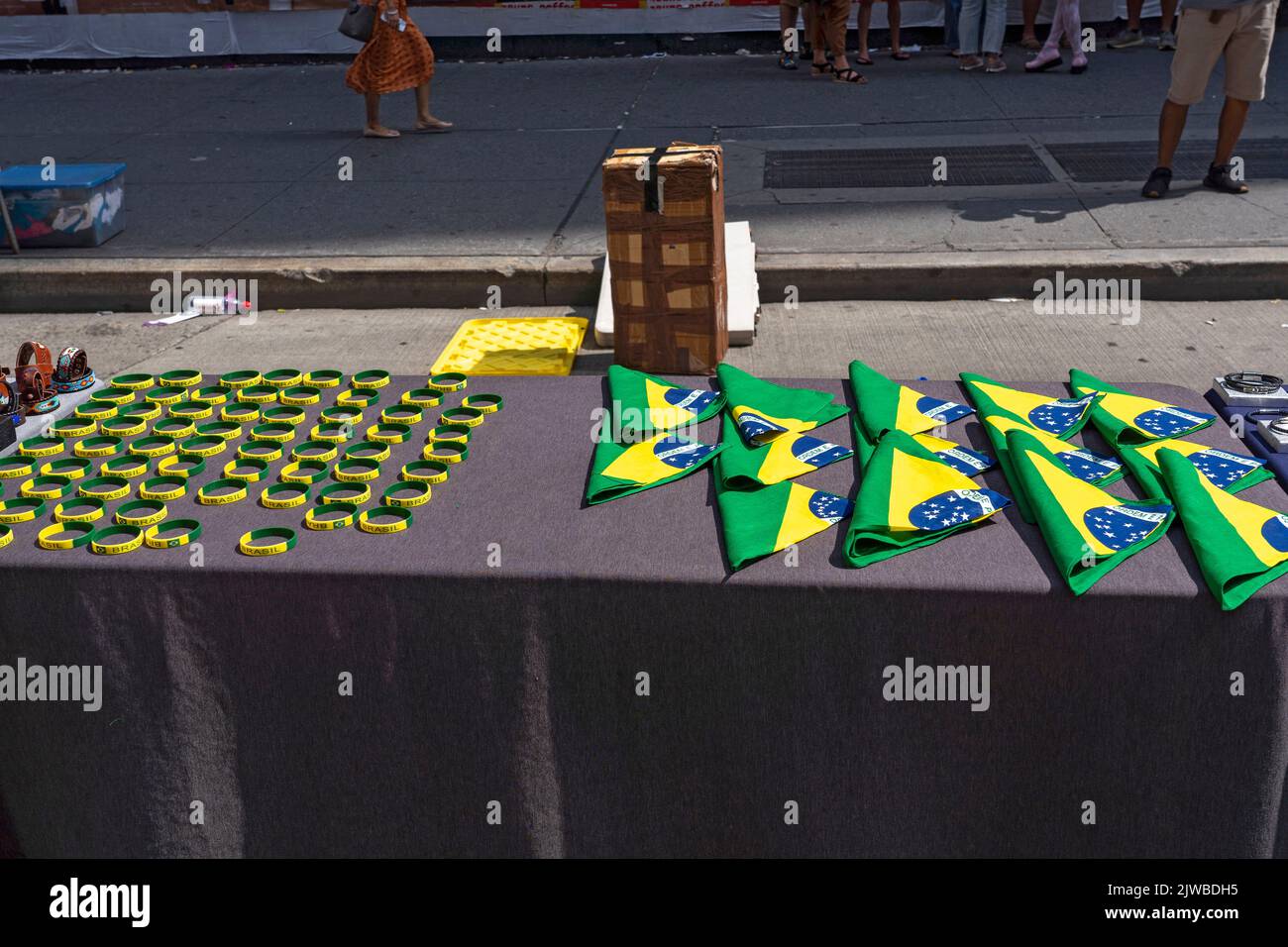 NEW YORK, NEW YORK - SEPTEMBER 04: Brazilian bandanas and Bracelets ...