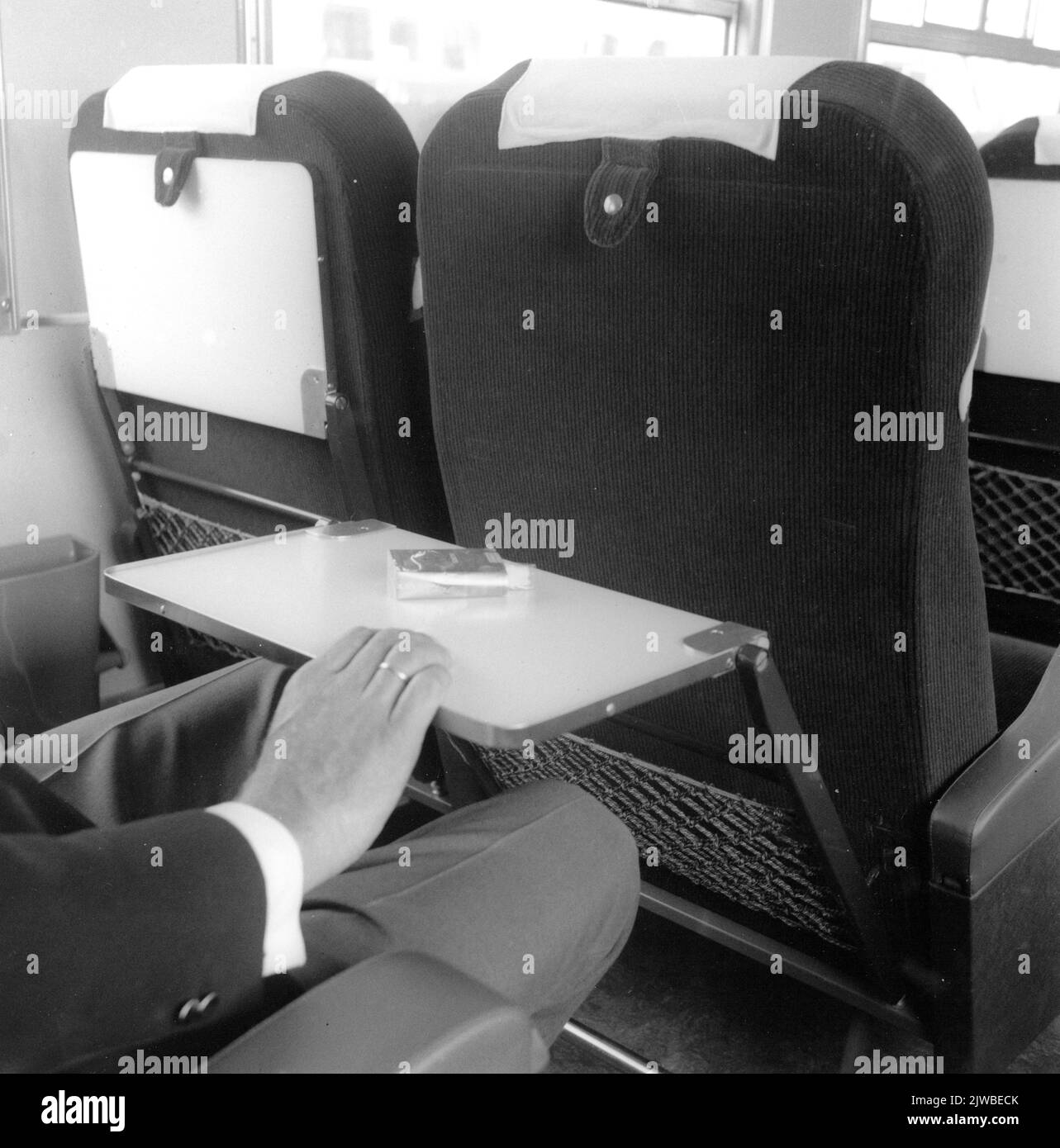 Interior of the Electric train set no. 1970 (Mat. 1954, plan P) of the ...