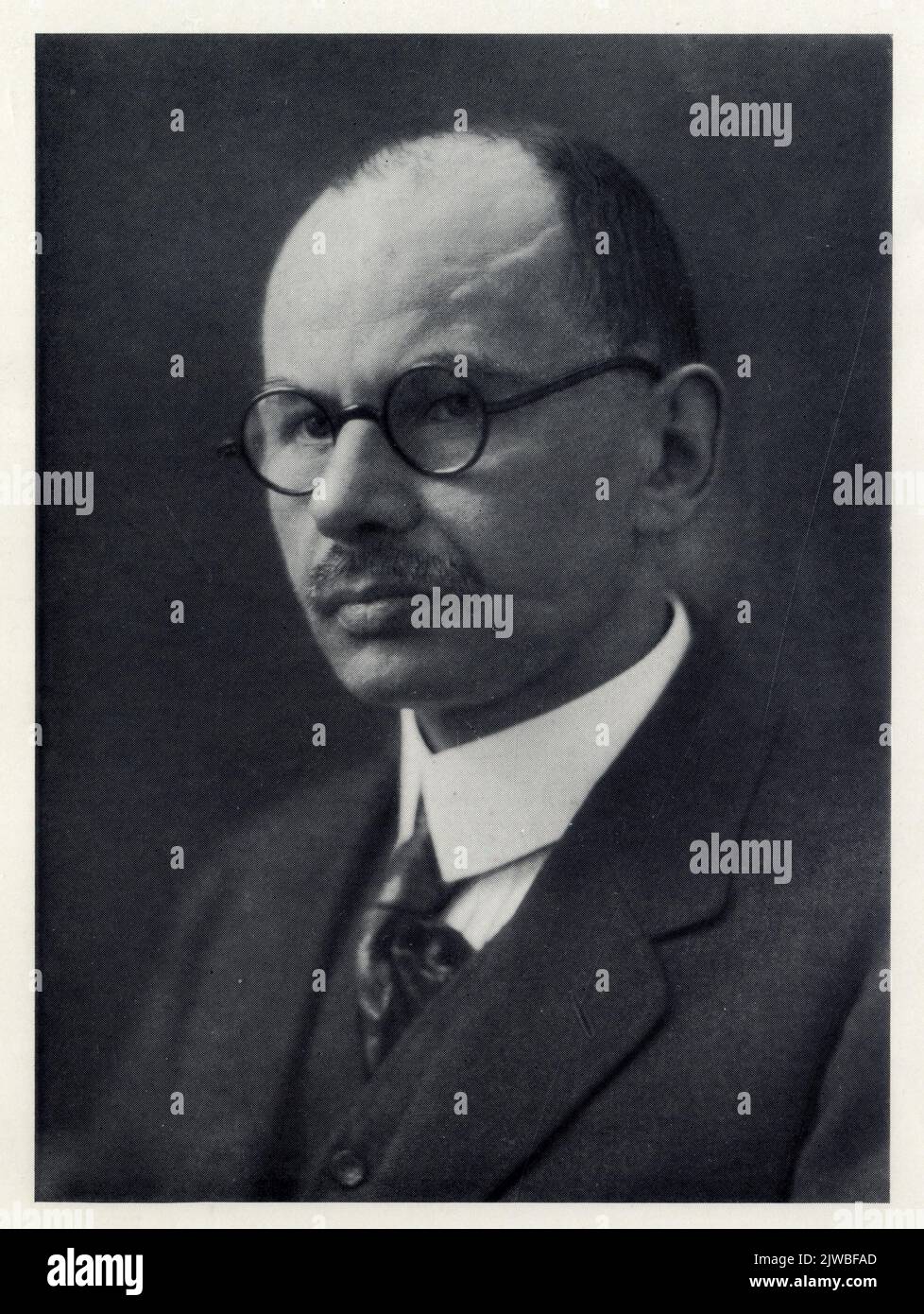 Portrait of O. Oppermann, born 1873, extraordinary professor in the ...