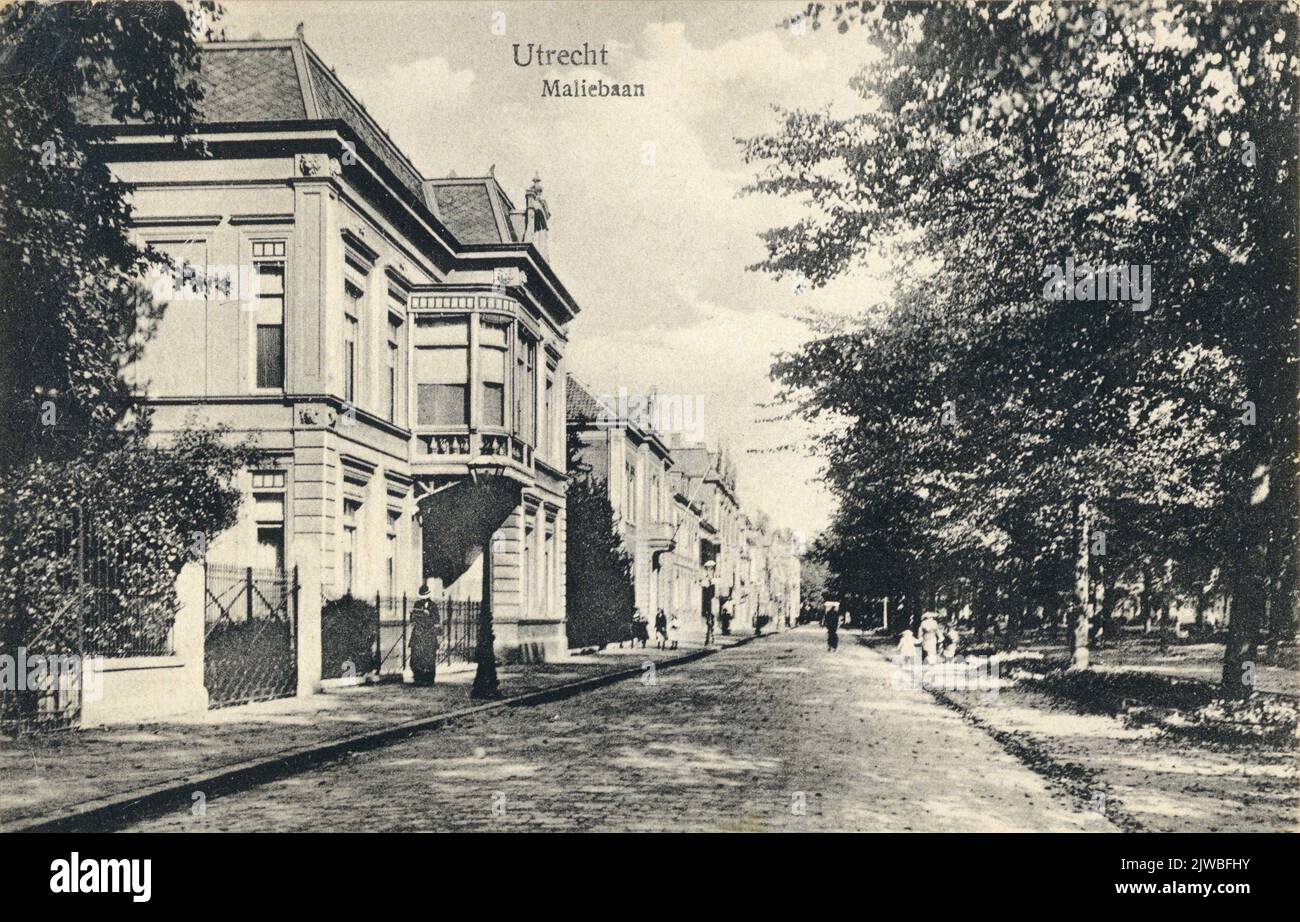 View in the Maliebaan in Utrecht Stock Photo - Alamy