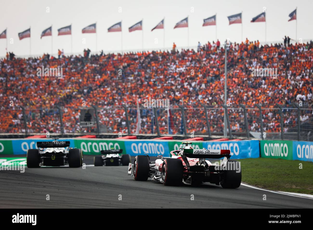 September 4, 2022, Rome, Netherlands: 24 ZHOU Guanyu (chi), Alfa Romeo ...