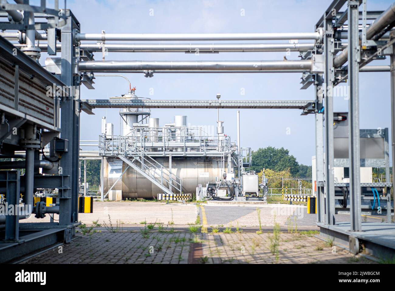 Vechta, Germany. 26th Aug, 2022. ExxonMobil's Goldenstedt Z23 natural ...