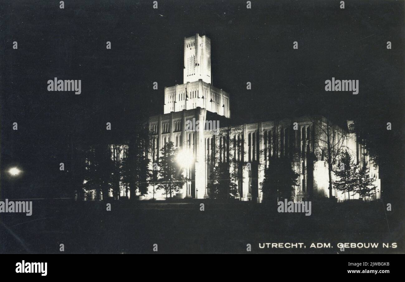 View of the facade of the 3rd administration building of the Dutch ...