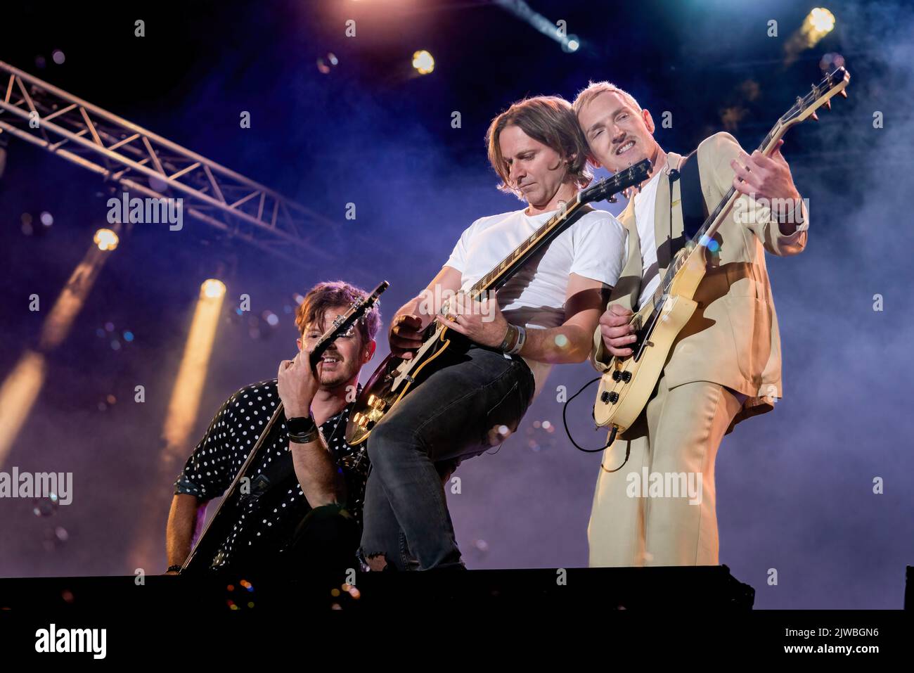 Dan Gillespie Sells (R), Richard Jones (L), and Kevin Jeremiah (C ...