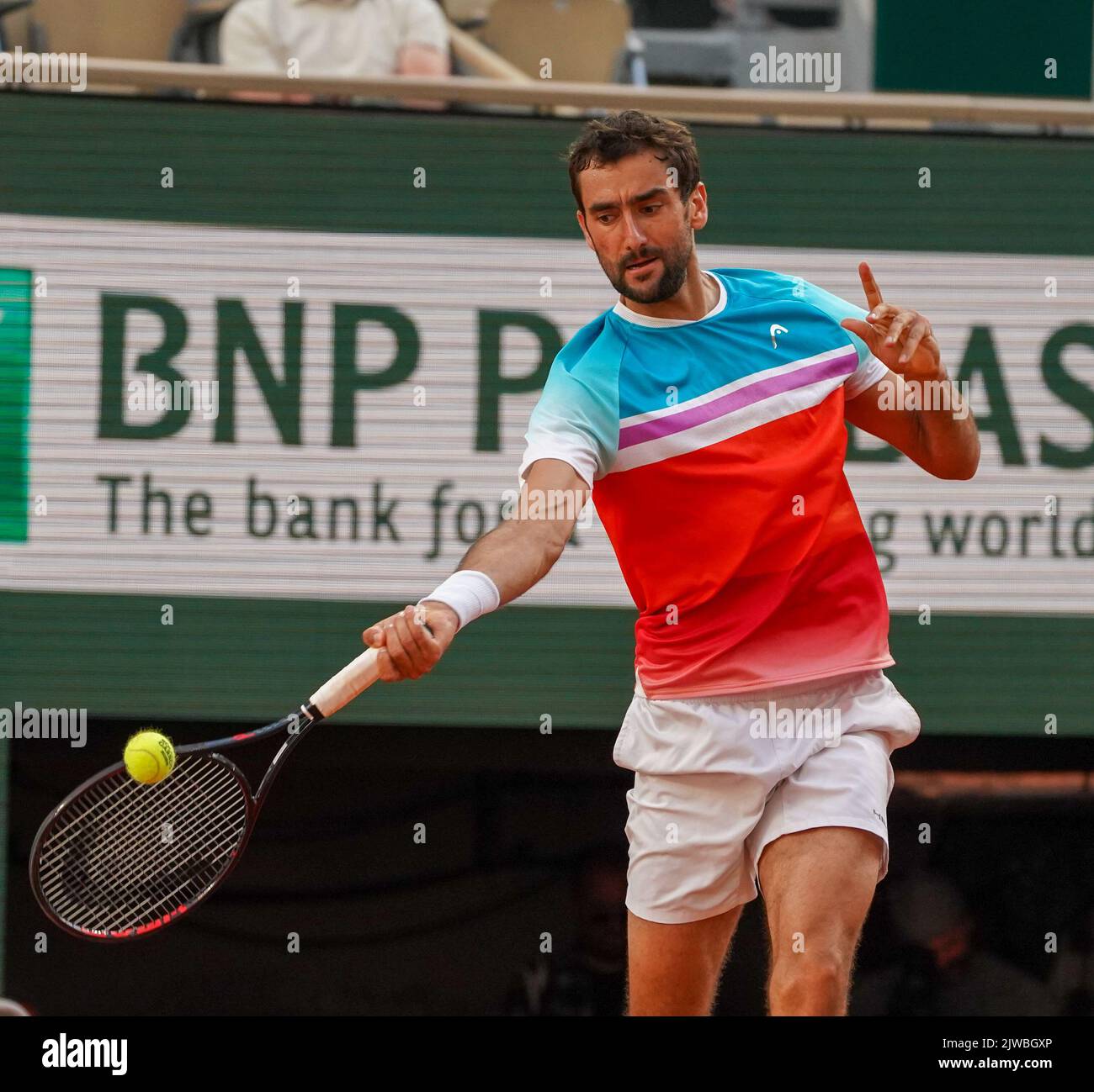Grand Slam Champion Marin Cilic of Croatia in action during his quarter ... Grand Slam Champion Marin Cilic of Croatia in action during his quarter ...