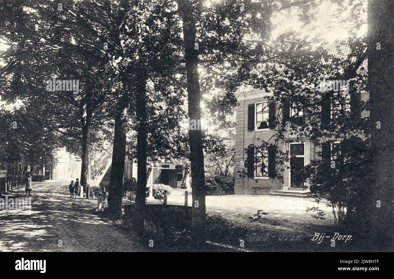 Face in the old over in Loenen from the south; With the facade of the ...