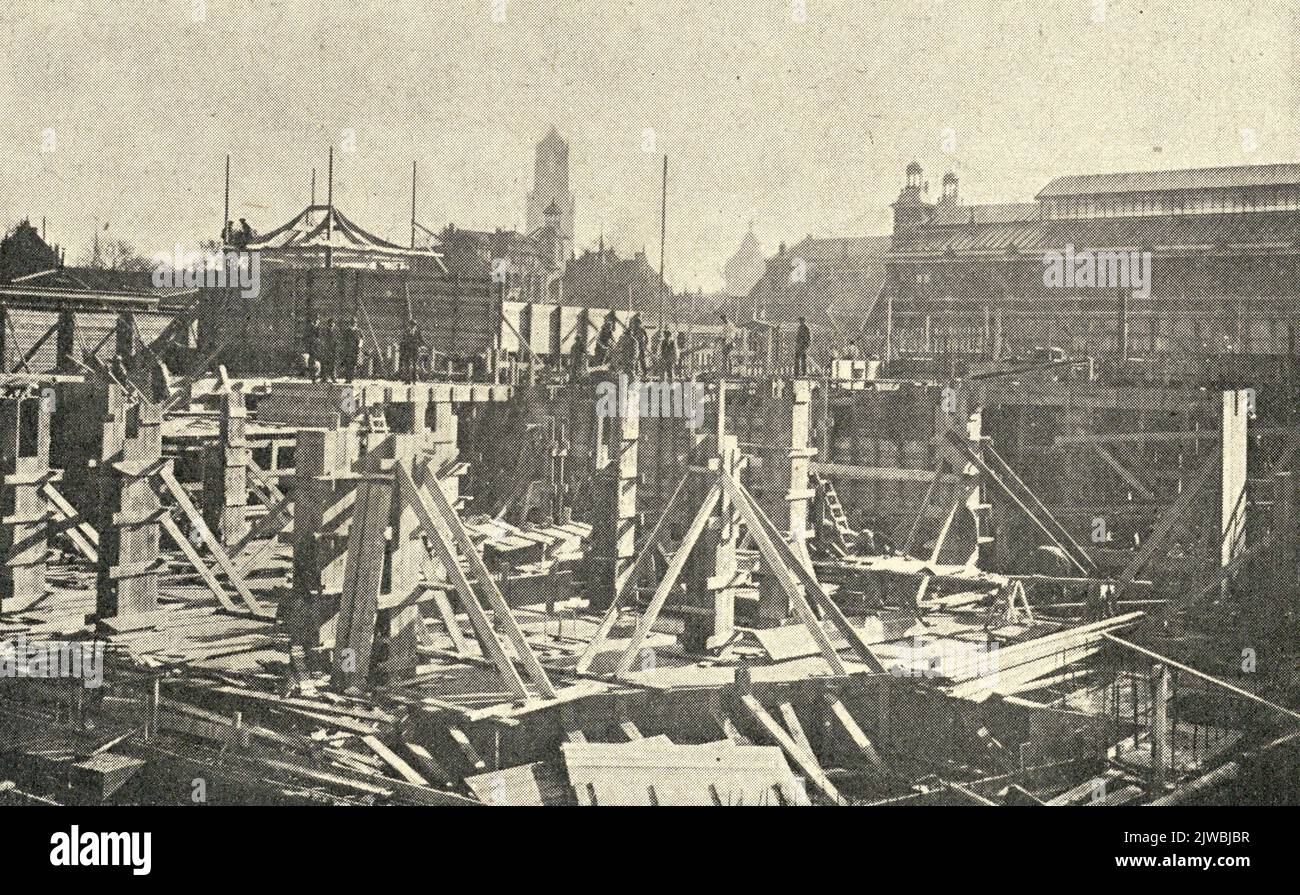 An overview of the site on which the first fixed annual fair building ...