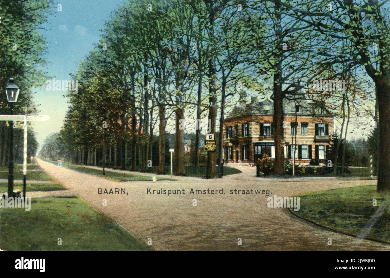 View of the Amsterdamsestraatweg in Baarn from the East Stock Photo - Alamy