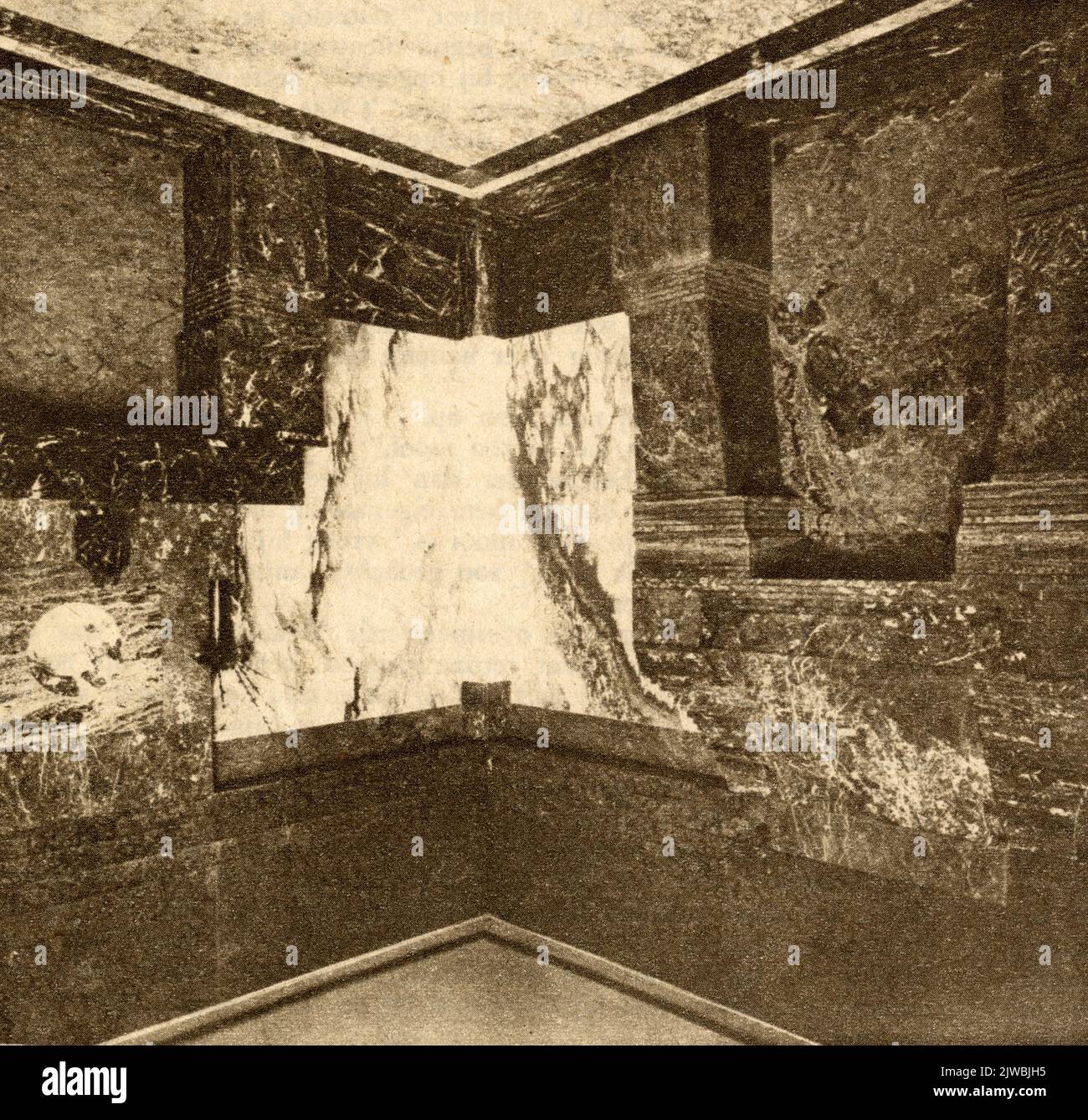 Interior of a monster room on the site of the second annual fair in ...