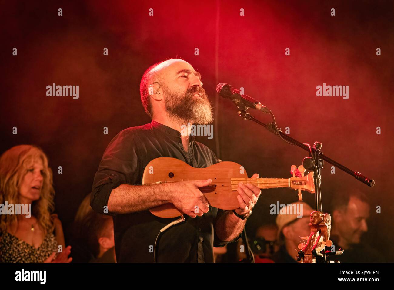 Vila Nova De Gaia, Portugal. 02nd Sep, 2022. Alexandre Meirinhos sings ...