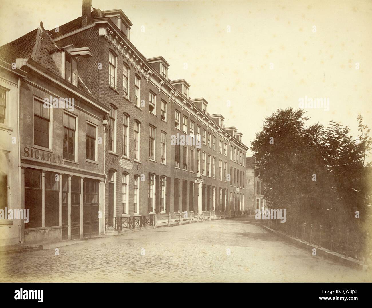 View of the facade of the Diakonessenhuis on the Oudegracht (district B ...