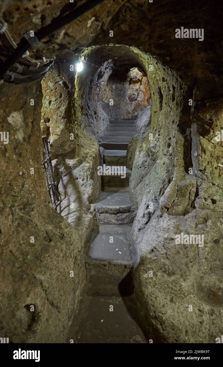 Cappadocia's Underground City of Derinkuyu Stock Photo - Alamy