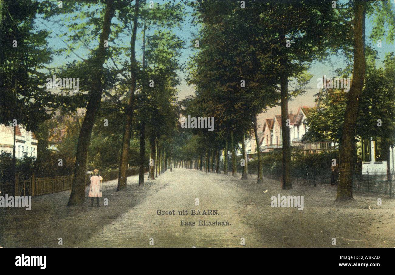 Face in the Grutterstraat with buildings in Loenen from the west; With ...