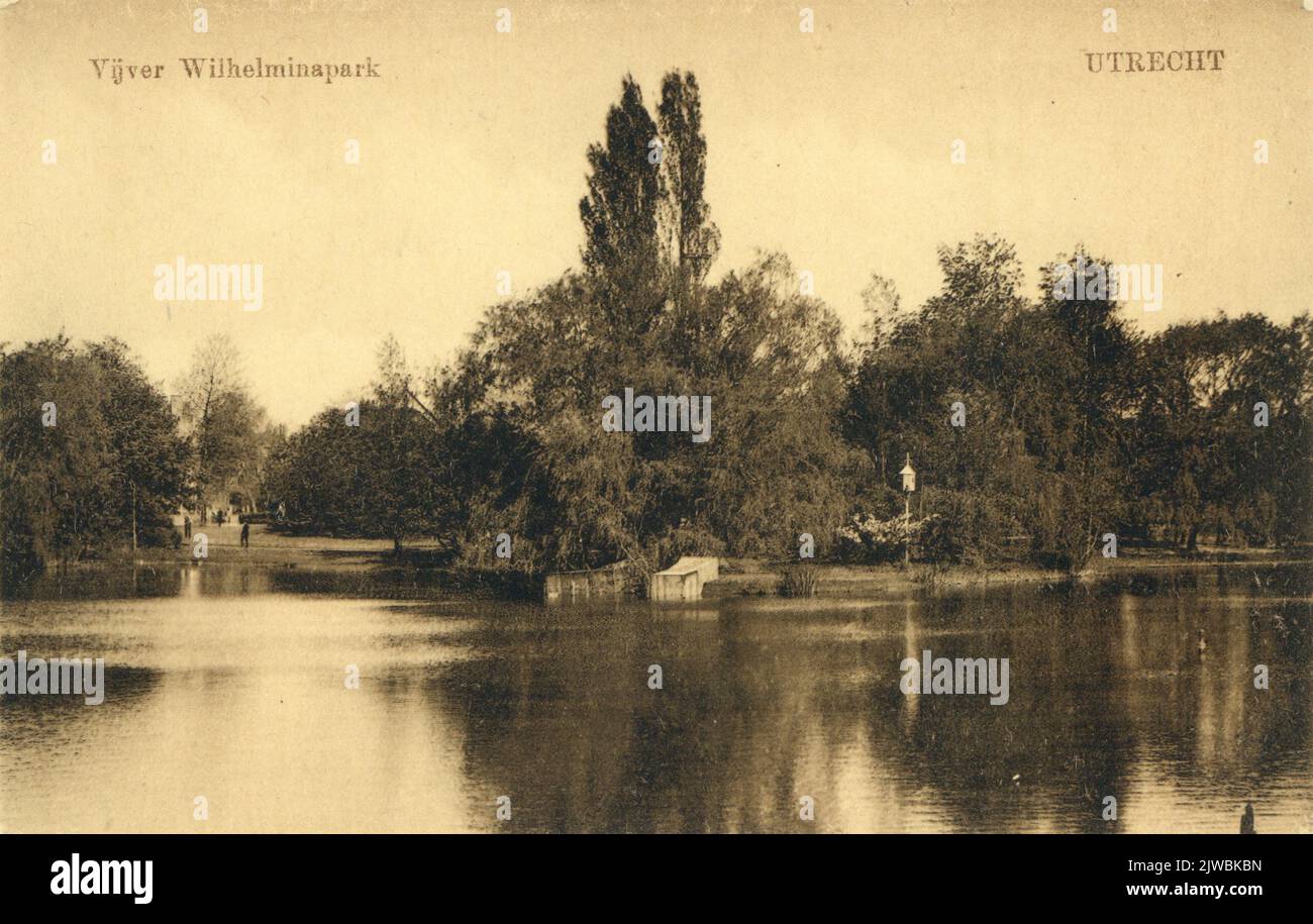 View in the Wilhelminapark in Utrecht Stock Photo - Alamy