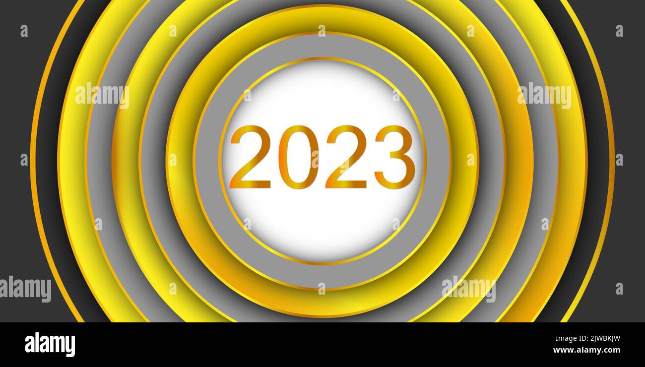 abstract background happy new year 2023 for paper card template vector ...