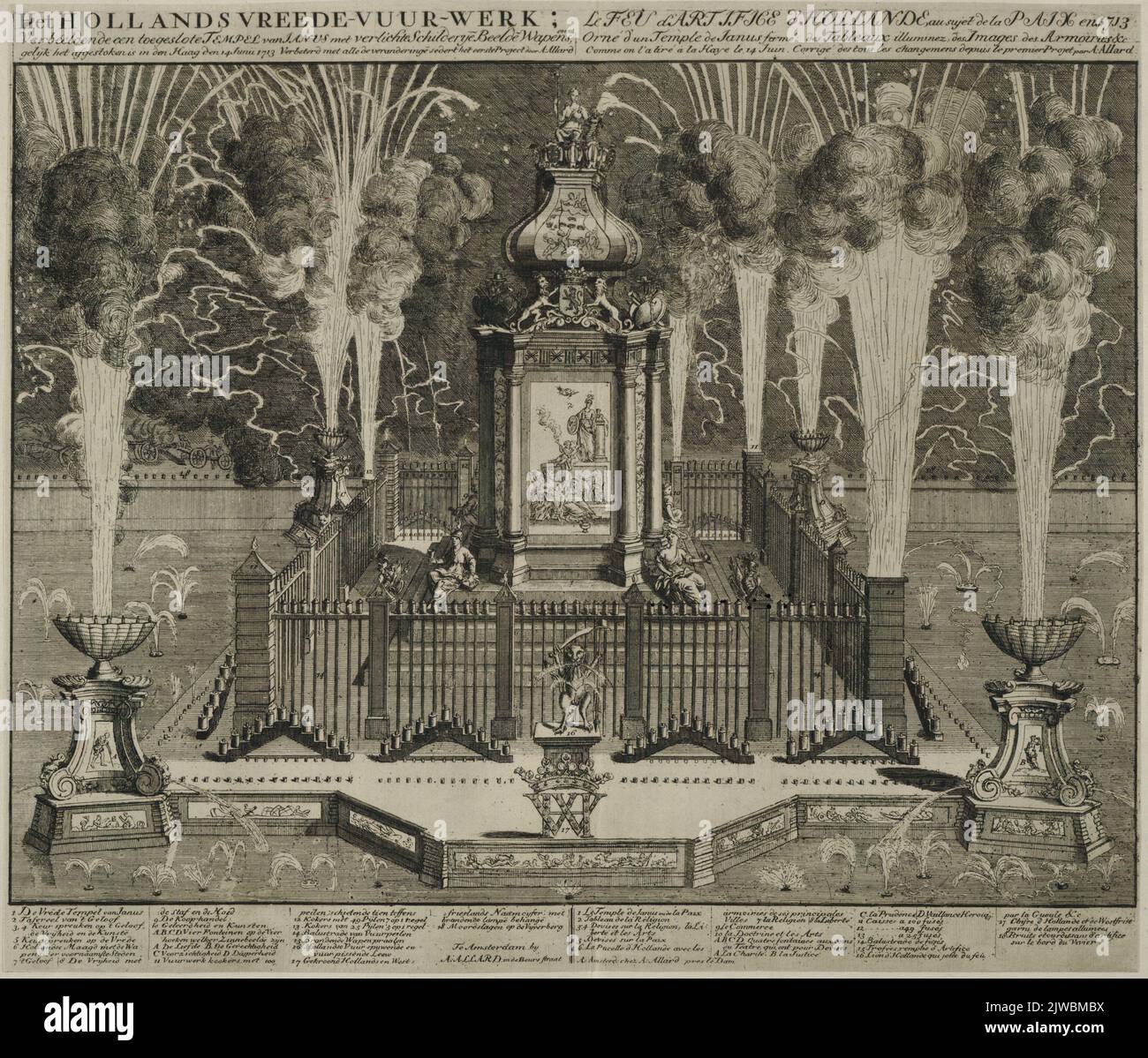 The Dutch Vreede-fire work; / Imagining a slope temple of Janus with ...