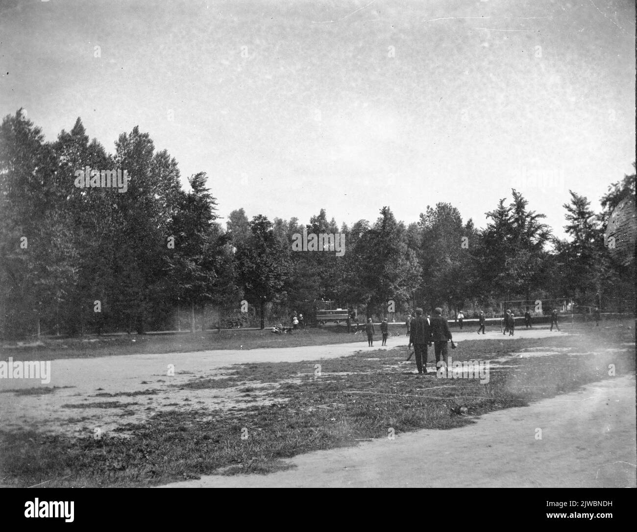 View in the Wilhelminapark in Utrecht Stock Photo - Alamy