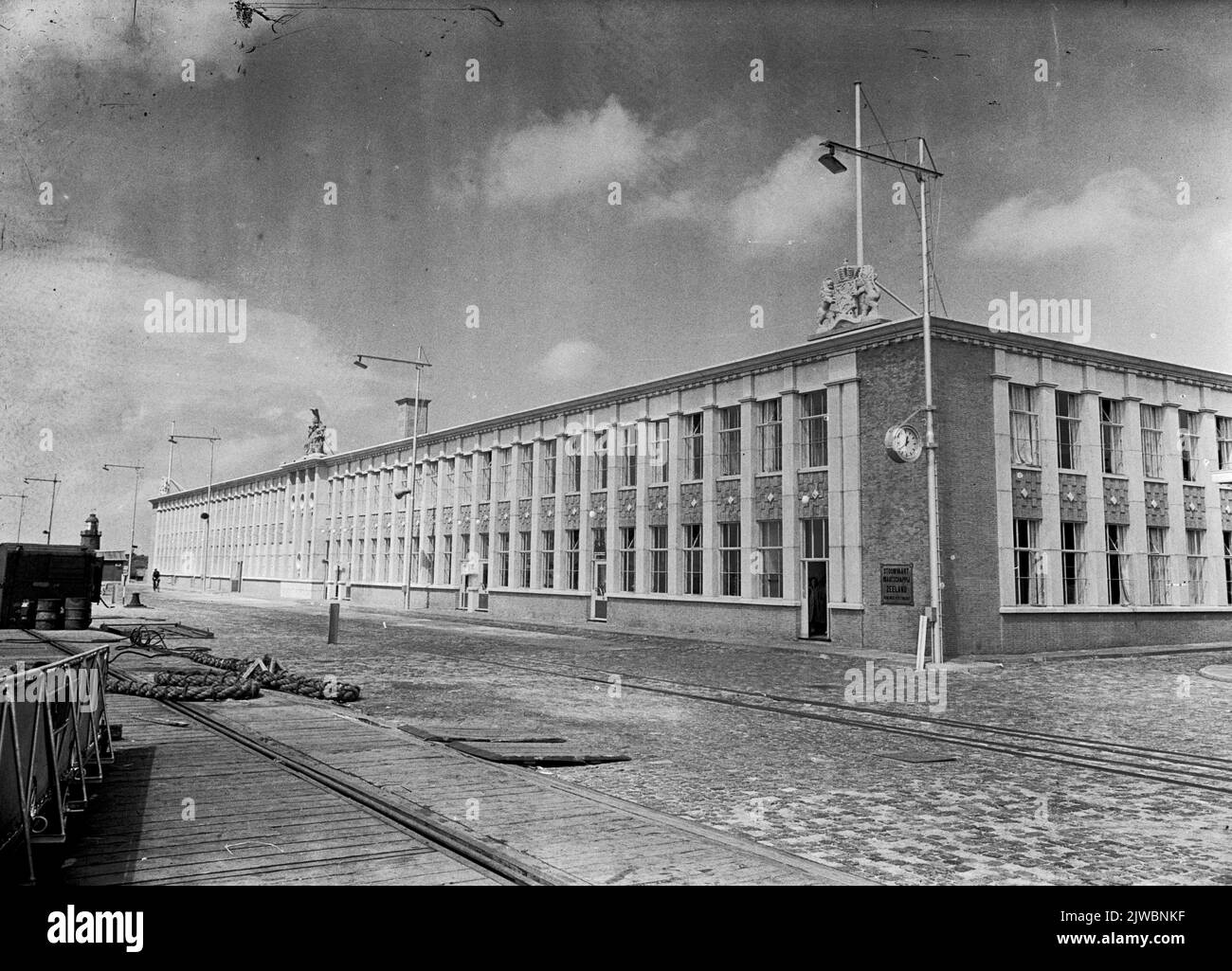 View of the building of the Steam company Zeeland (S.Z.M.) at the N.S ...
