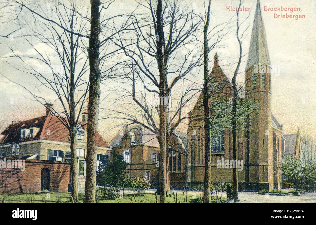 View of the facades of the monastery with chapel Arca Pacis (Engweg 44 ...