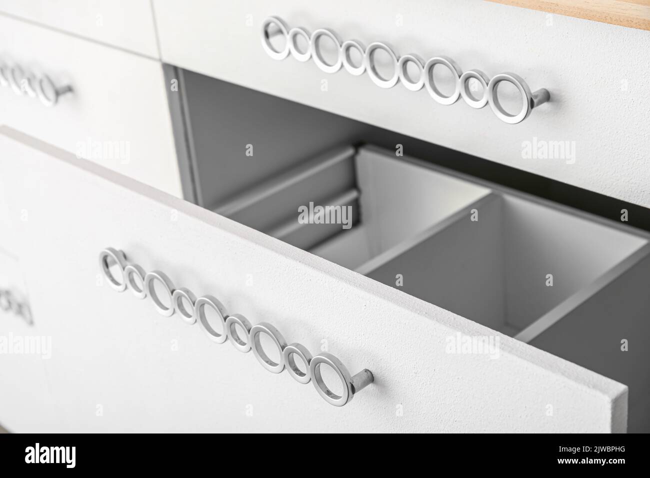 Open desk drawer metal hi-res stock photography and images - Alamy