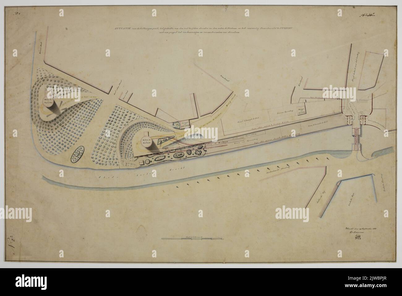 View of the facade of the main building III (HGB III, Moreelsepark) of ...
