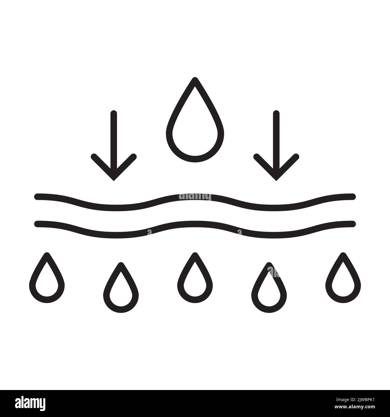 Moisture icon vector moisturizing cream sign skincare cosmetics ...