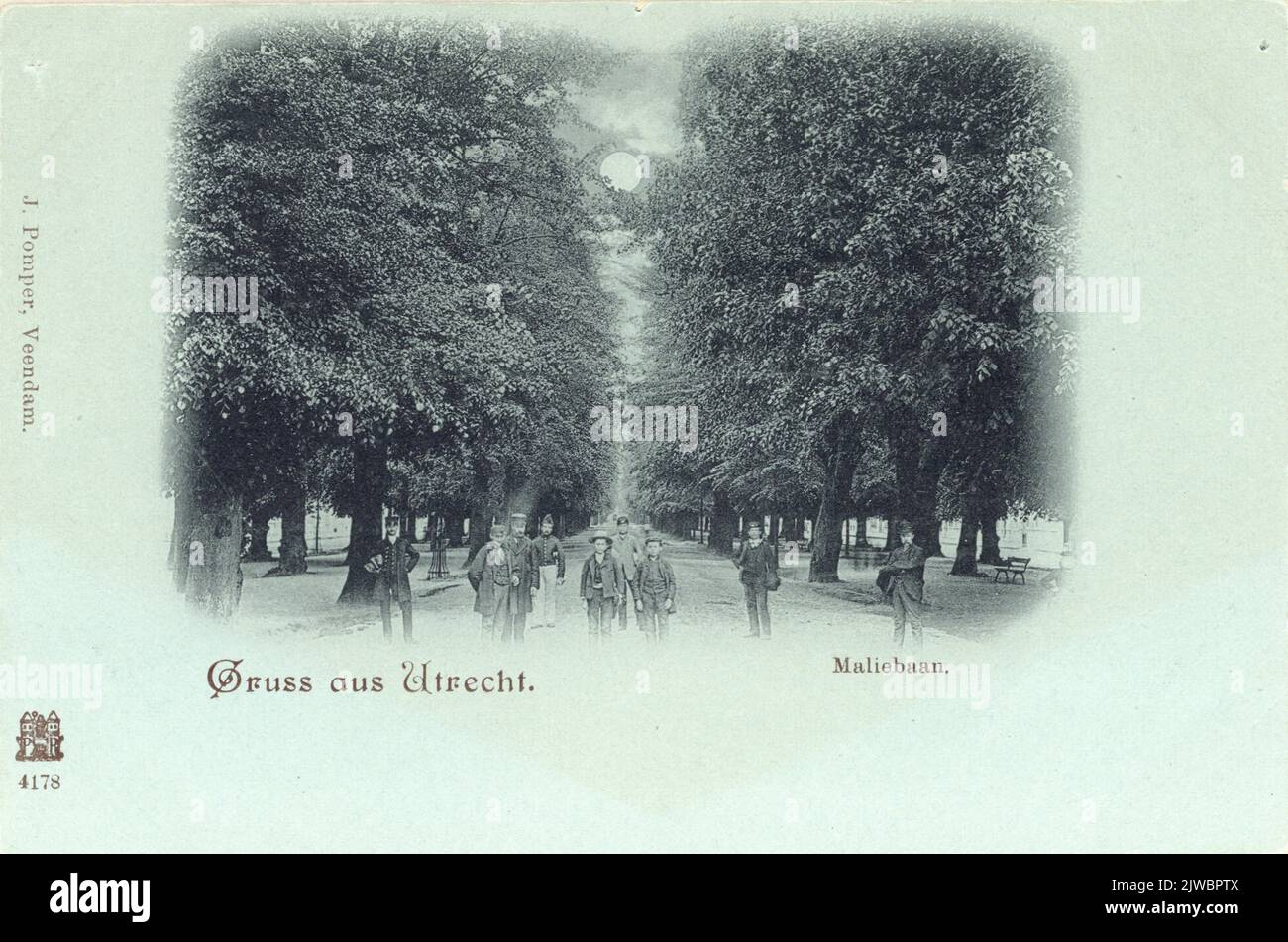 View in the Maliebaan in Utrecht Stock Photo - Alamy