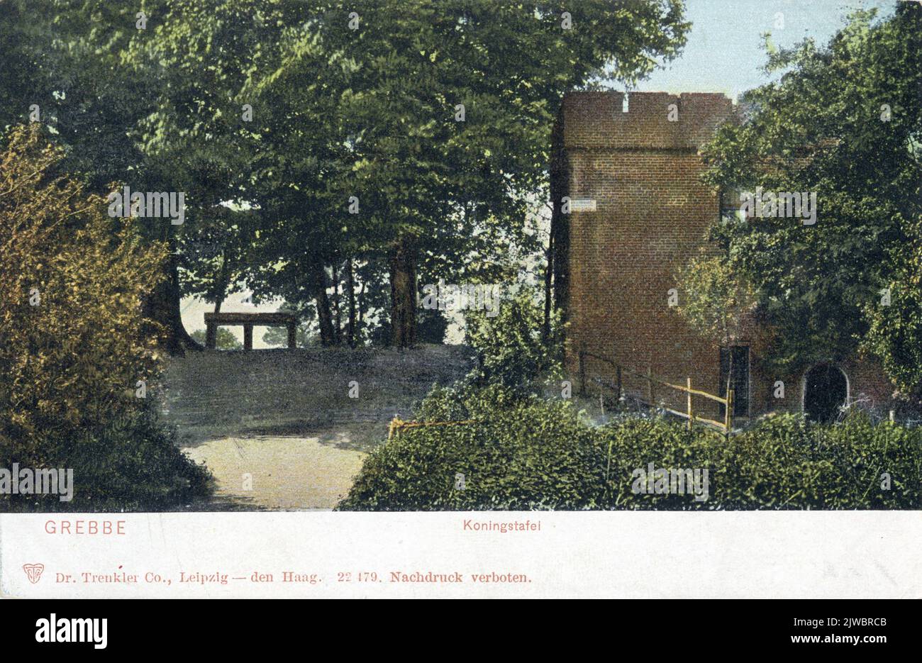 View of the Koningstafel house on the Grebbeberg in Grebbe ...