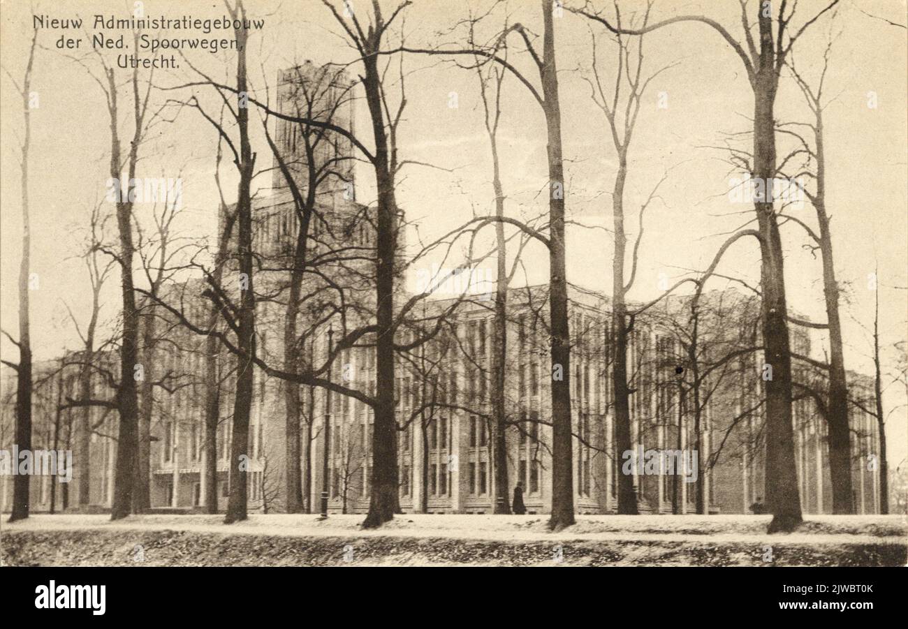 View of the facade of the 3rd administration building of the Dutch ...