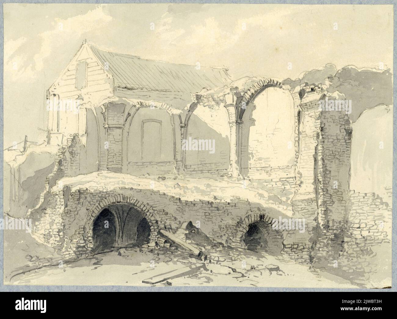 Ruine van de Ondernaartsche Chapel, / under the old building called the ...