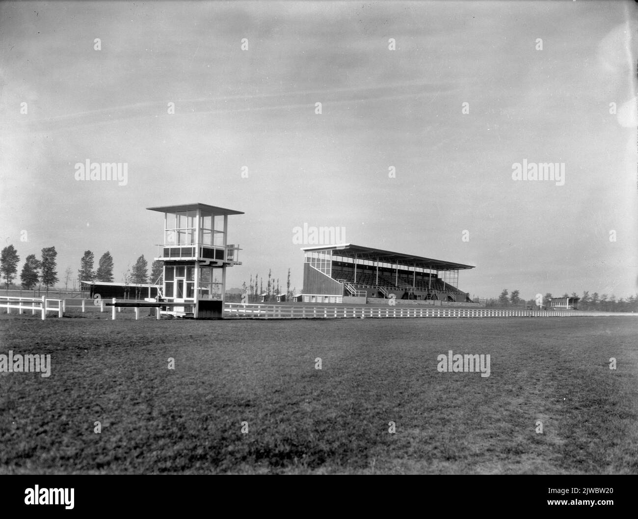 View of the Mereveld racing track on the Mereveldseweg in Utrecht, with ...