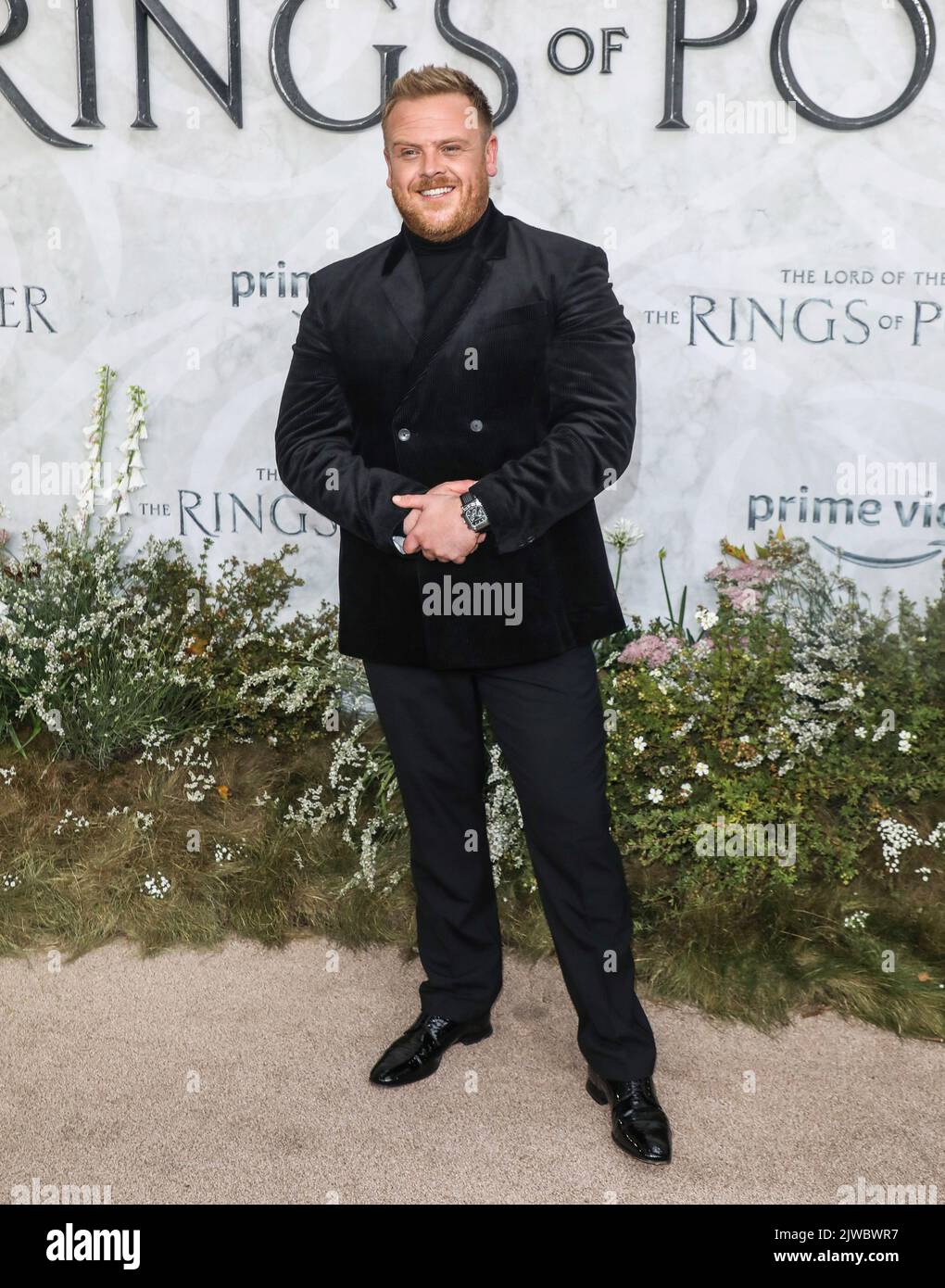 Owain Arthur seen attending the Global Premiere For "The Lord Of The ...