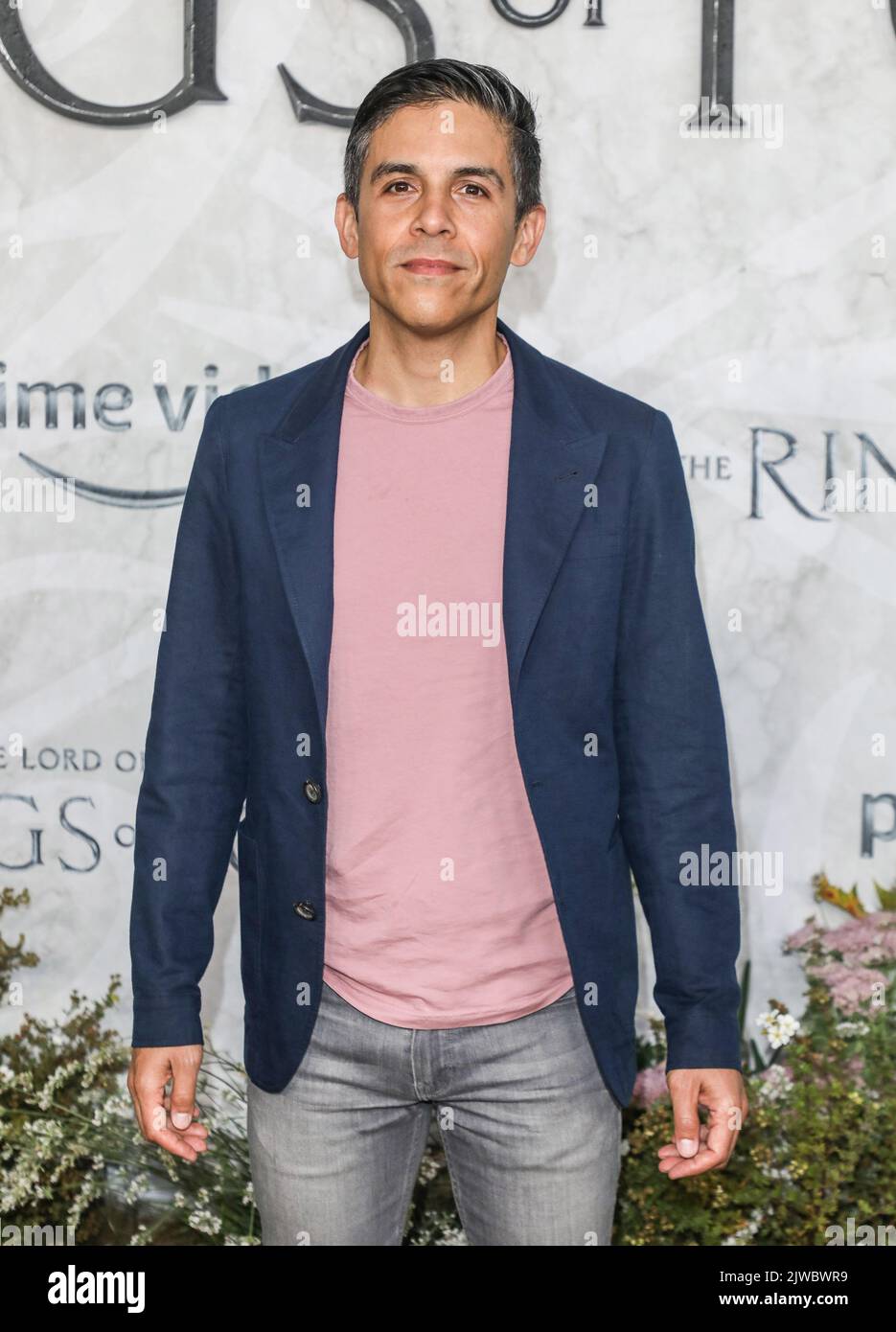 Matthew Lopes seen attending the Global Premiere For "The Lord Of The Rings: The Rings Of Power ...