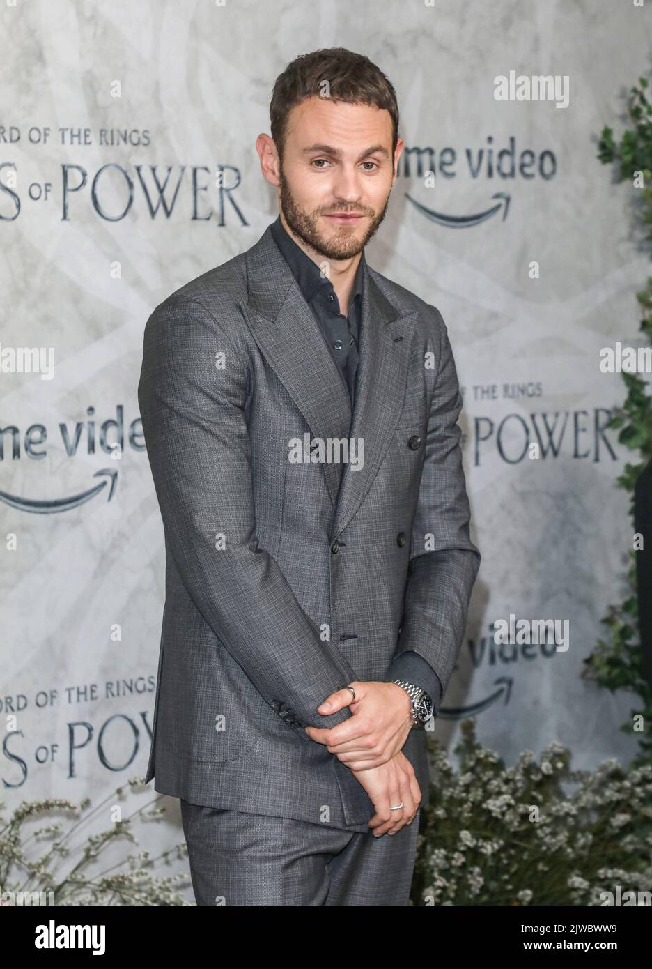 Charlie Vickers seen attending the Global Premiere For "The Lord Of The ...