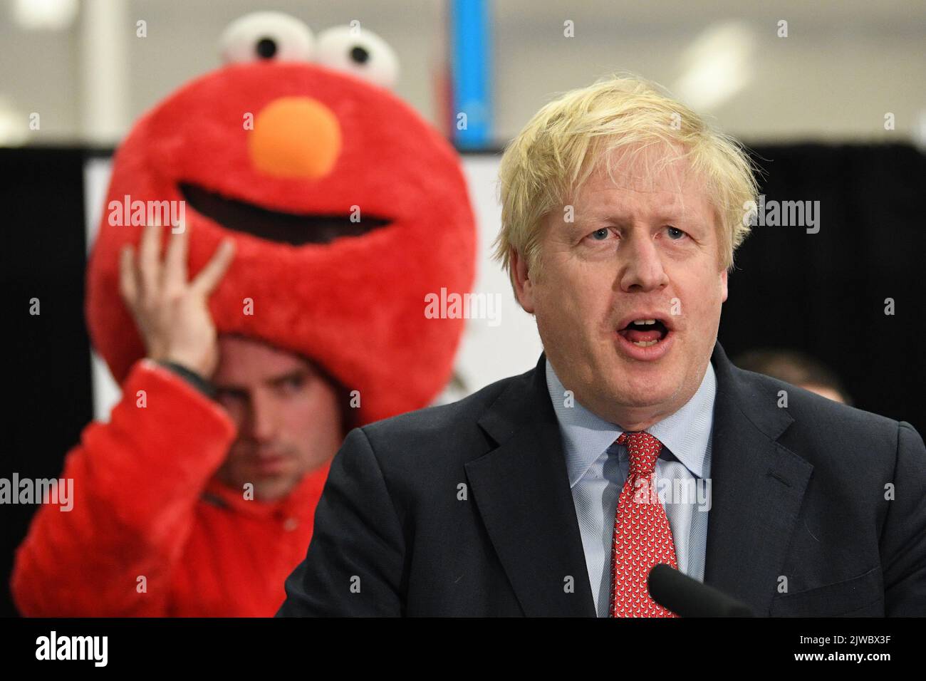 File photo dated 13/12/19 of Prime Minister Boris Johnson giving his ...