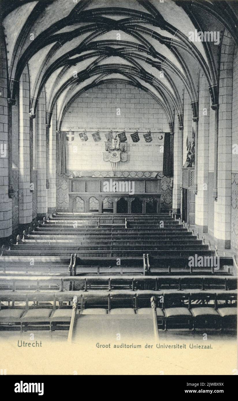 Interior of the Great Auditorium of the Academy Building ...