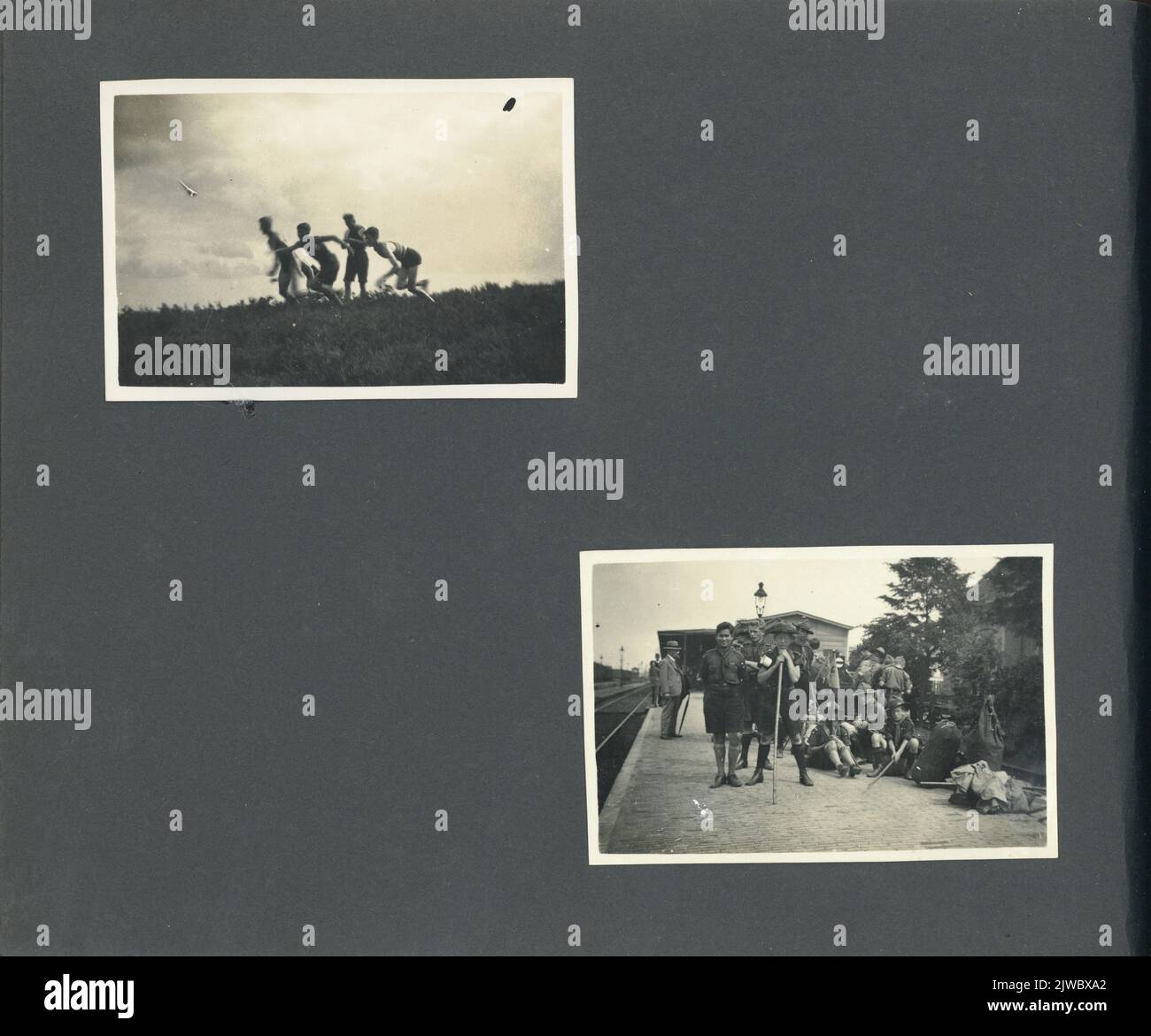 Photo archive Salwega 1921-1934. On the inner leaf of the album Stock ...