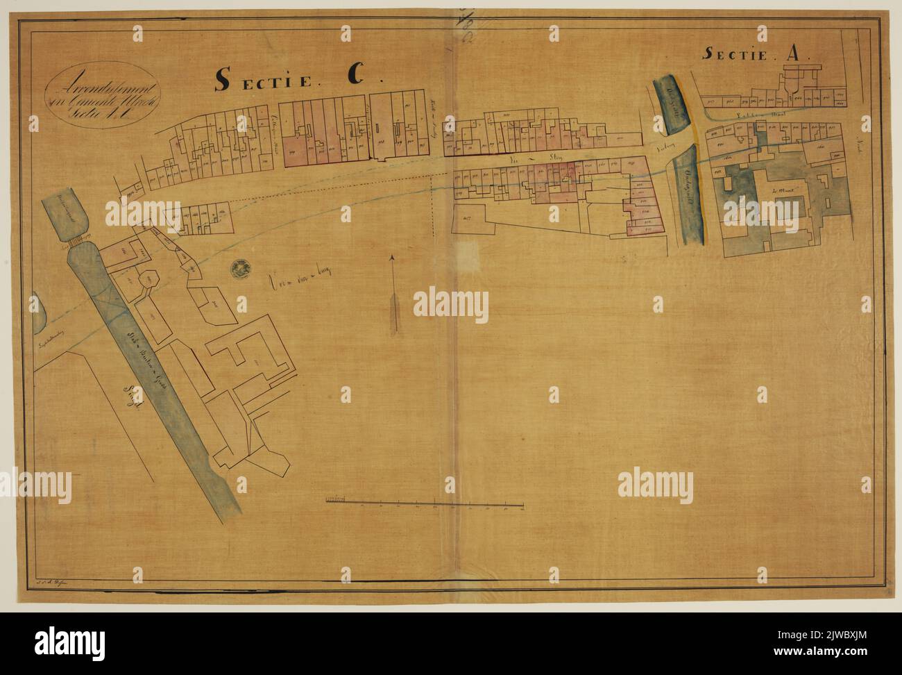 District / and Municipality of Utrecht / Section A and C Stock Photo ...